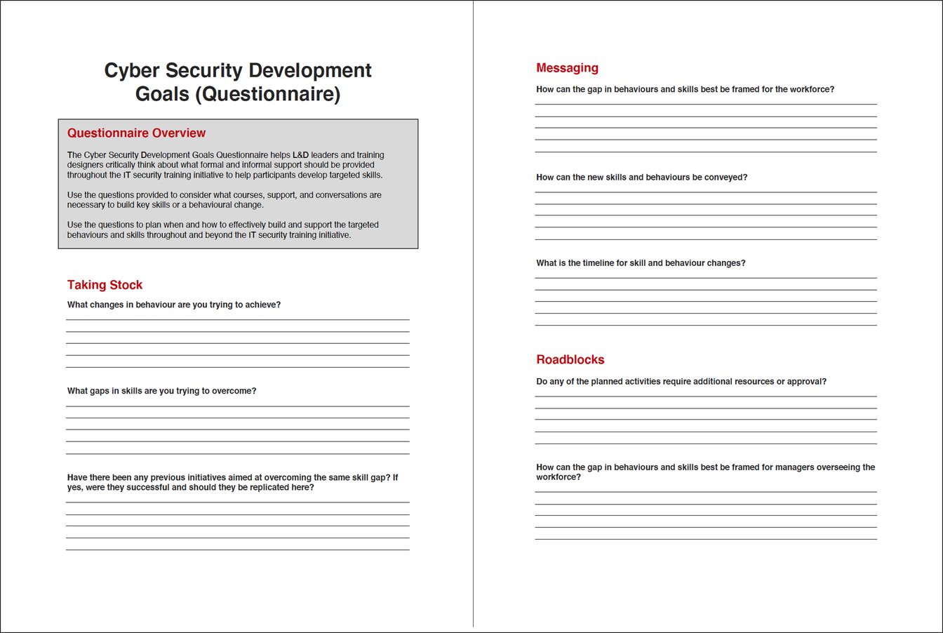 How to Set Meaningful Cyber Security Development Goals